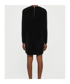 Max Mara Crew Neck Long Sleeve Dress