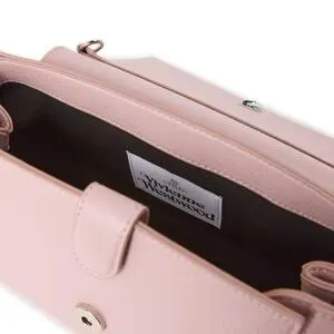 VIVIENNE WESTWOOD Medium Solid Color Shoulder Bag