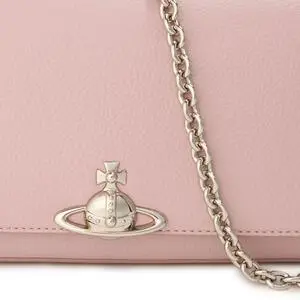 VIVIENNE WESTWOOD Medium Solid Color Shoulder Bag
