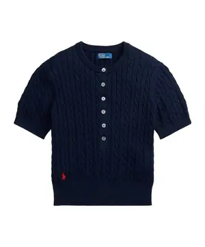 Polo Ralph Lauren Sweater Henley Knitted Top