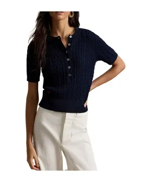 Polo Ralph Lauren Sweater Henley Knitted Top