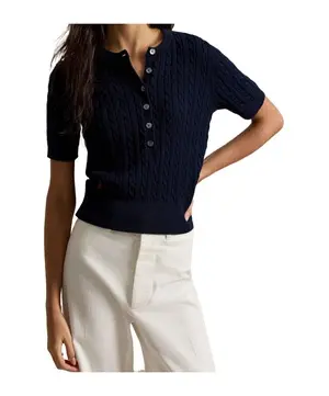 Polo Ralph Lauren Knitted Henley Sweater