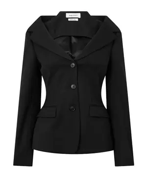 Alexander McQueen Simple And Casual Jacket - Black
