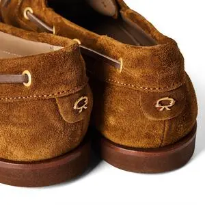 GIANVITO ROSSI Suede Lace-up Loafers