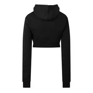 Balenciaga Cropped Zip-up Hooded Jacket
