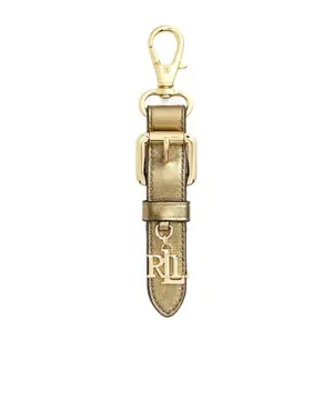 Ralph Lauren Brand Logo Keychain Nude