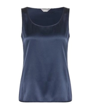 Max Mara Crew Neck Vest - Midnight Blue