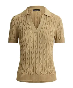 Ralph Lauren Knitted Short Sleeve Polo Shirt