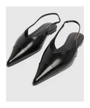 ANINE BING Pointed Flat Slingback Shoes