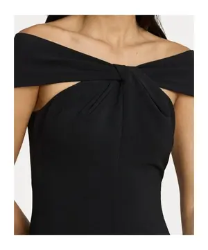 Ralph Lauren Boatneck Knotted Dress