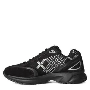 Burberry Low-profile Athletic Sneakers With Suede And Mesh Upper