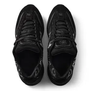 Burberry Low-profile Athletic Sneakers With Suede And Mesh Upper