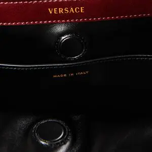 Versace Solid Color Shoulder Bag