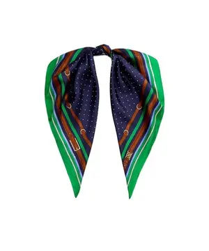 Ralph Lauren Polka-dot Scarf - Black