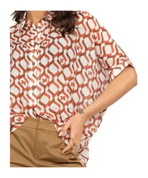 Max Mara Short Sleeve Printed Shirt