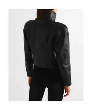 Magda Butrym Leather Double Breasted Jacket