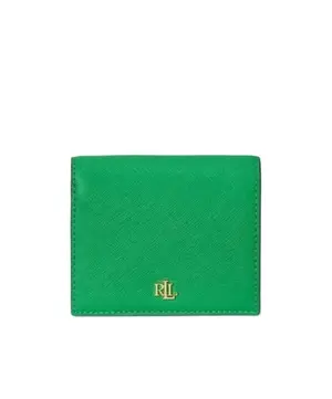 Ralph Lauren Cross Pattern Wallet - Green