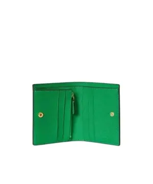 Ralph Lauren Cross Pattern Wallet - Green