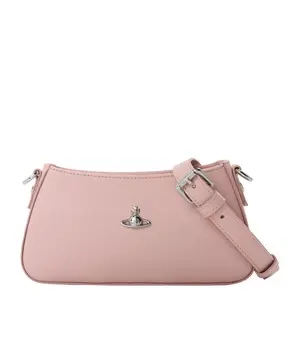 VIVIENNE WESTWOOD Solid Color Shoulder Bag - Pink