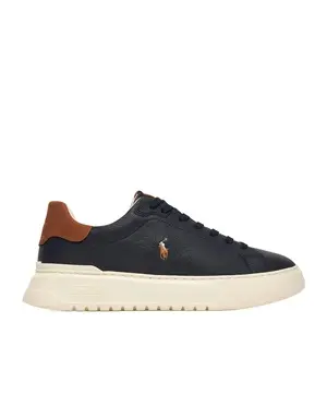 Polo Ralph Lauren Lace-up Low-top Casual Shoes - Black