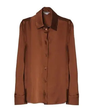 Max Mara Long Sleeve Shirt - Brown