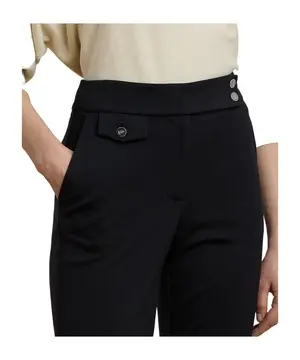 Ralph Lauren Cropped Buttoned Trousers