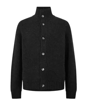 TOM FORD High Stand Collar Knit Cardigan