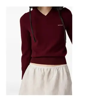 Miu Miu V-neck Wool Cardigan