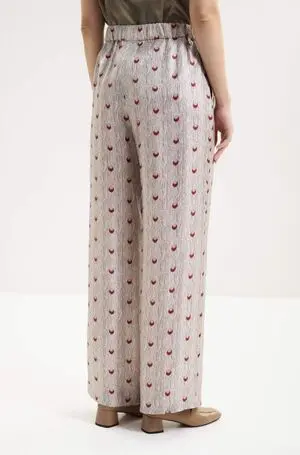 Max Mara Printed Elastic Waist Trousers