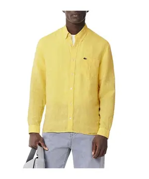 Lacoste Light Corduroy Lapel Long-sleeve Shirt