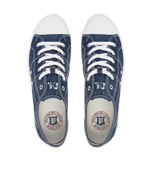 Polo Ralph Lauren Contrast-stitched Low-top Sneakers - White