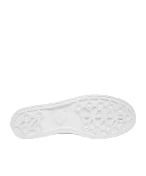 Polo Ralph Lauren Contrast-stitched Low-top Sneakers - White
