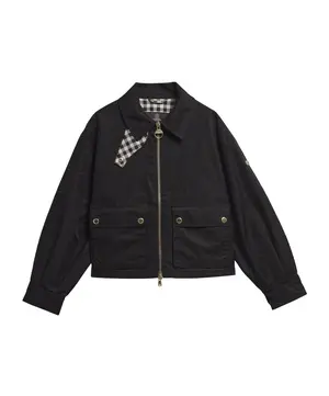 Barbour Solid Color Casual Jacket - Black