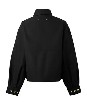 Barbour Casual Jacket With Spread Collar And Zip-up Front