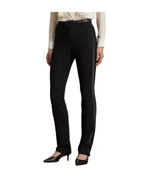Ralph Lauren Satin-stripe Straight Trousers