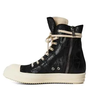 Rick Owens Solid Color High-top Casual Shoes