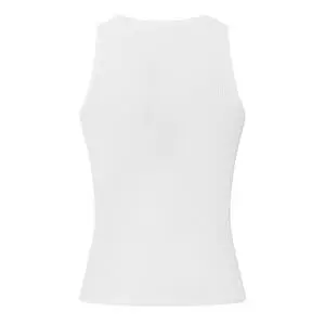 Givenchy Ribbed Crewneck Tank Top With Logo - White