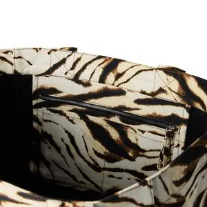 GANNI Zebra Print Tote Bag
