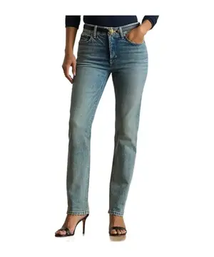 Ralph Lauren High-rise Straight Leg Jeans - Multicolor
