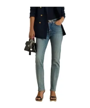 Ralph Lauren High-rise Straight Leg Jeans - Multicolor