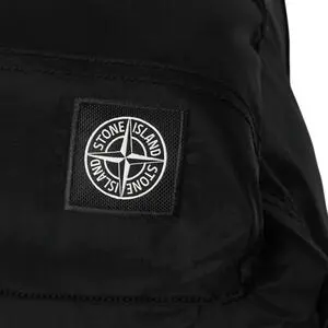 Stone Island Lightweight Fabric Backpack - Black