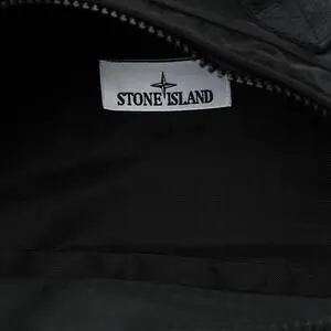 Stone Island Lightweight Fabric Backpack - Black