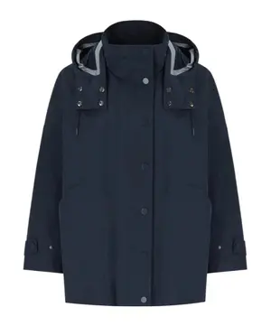 Max Mara Hooded Casual Jacket With Shawl Detail