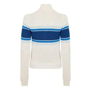 Casablanca Zip-up Knit Top
