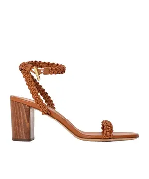 GIANVITO ROSSI Simple High-heeled Sandals - Brown