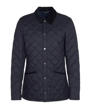 Barbour Diamond-quilted Padded Jacket - Navy Blue