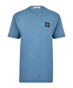Stone Island Compass Print Cotton Tee