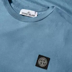 Stone Island Compass Print Cotton Tee