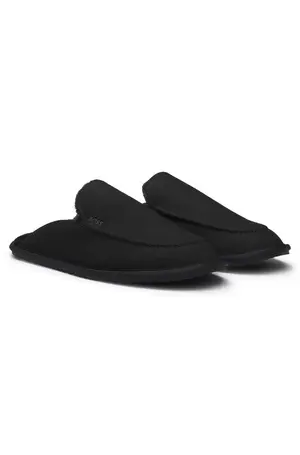 Hugo Boss Msfr Topstitched Slippers