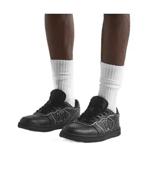 Amiri Low-top Leather Skate Sneakers With Contrast Stitching